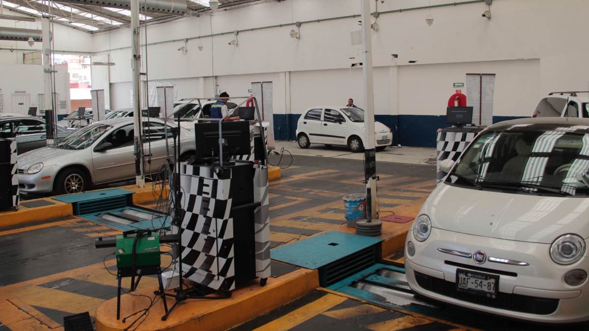 Ubicación de los centros de verificación vehicular en Puebla