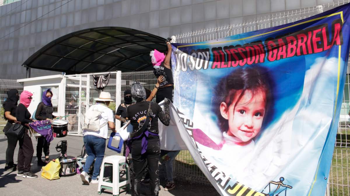 Realizan segunda audiencia por feminicidio de la niña Alisson Gabriela