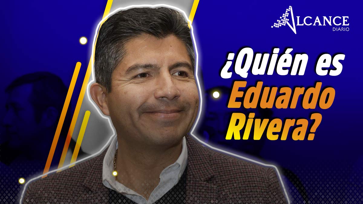 Él es Eduardo Rivera, precandidato a la gubernatura de Puebla por la alianza 'Mejor Rumbo para ...