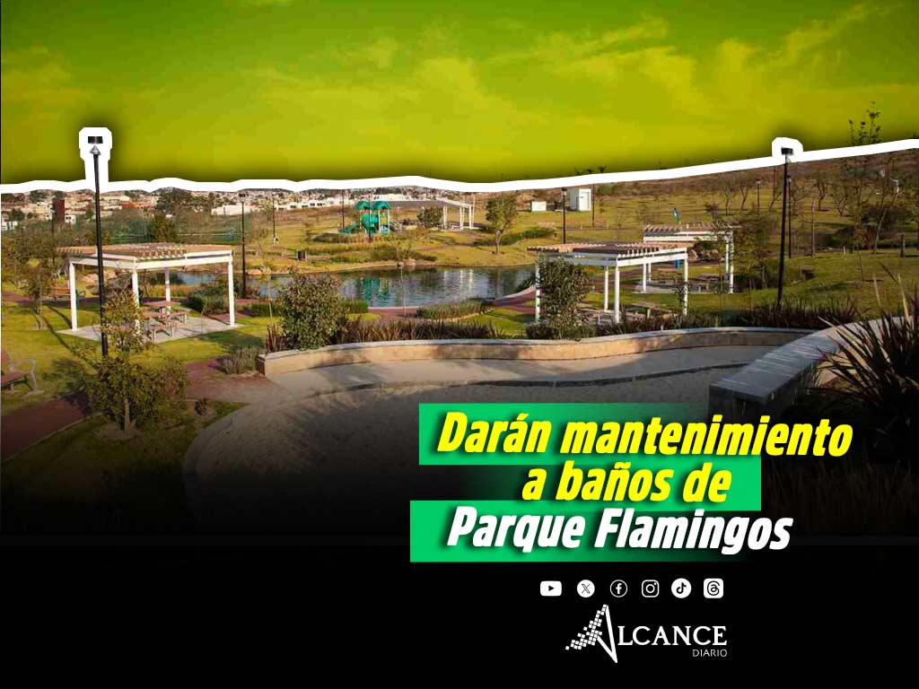 Realizan trabajos de mantenimiento en Parque Flamingos de Lomas de ...